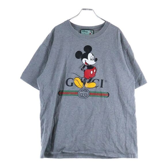 Gucci | Shirts | Gucci X Disney Oversized Front Logo Print Crew Neck ...